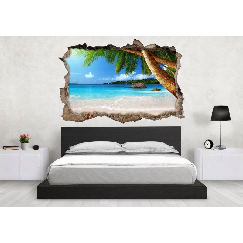 Vinilo Roto 3D Playa